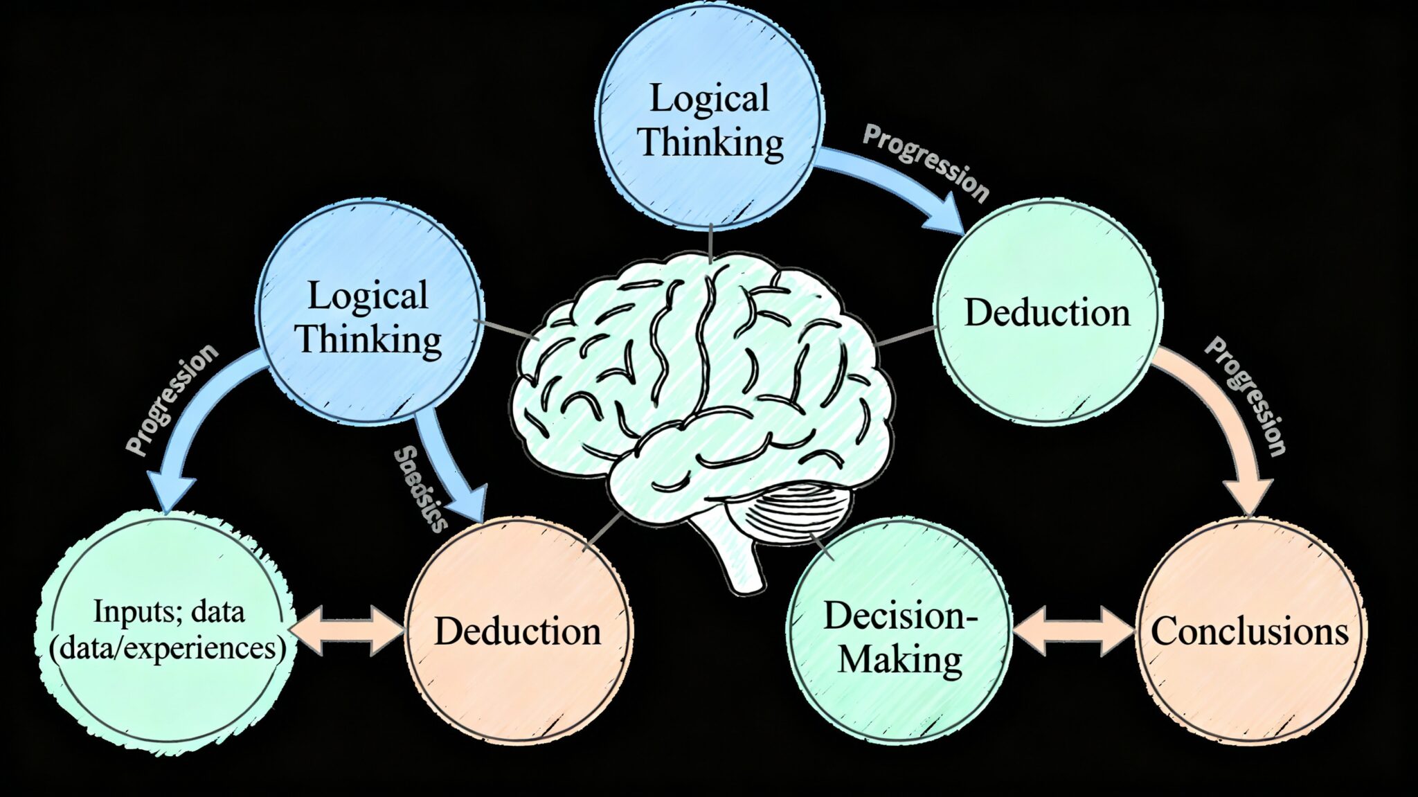 How AGI Performs Reasoning Like Humans?